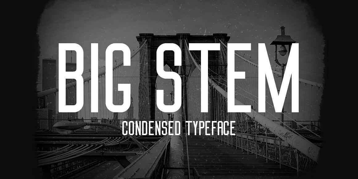 Шрифт Big Stem Type Family - Кириллические шрифты